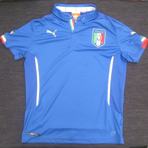Puma | Shirts & Tops | Puma Italy Polo | Poshmark